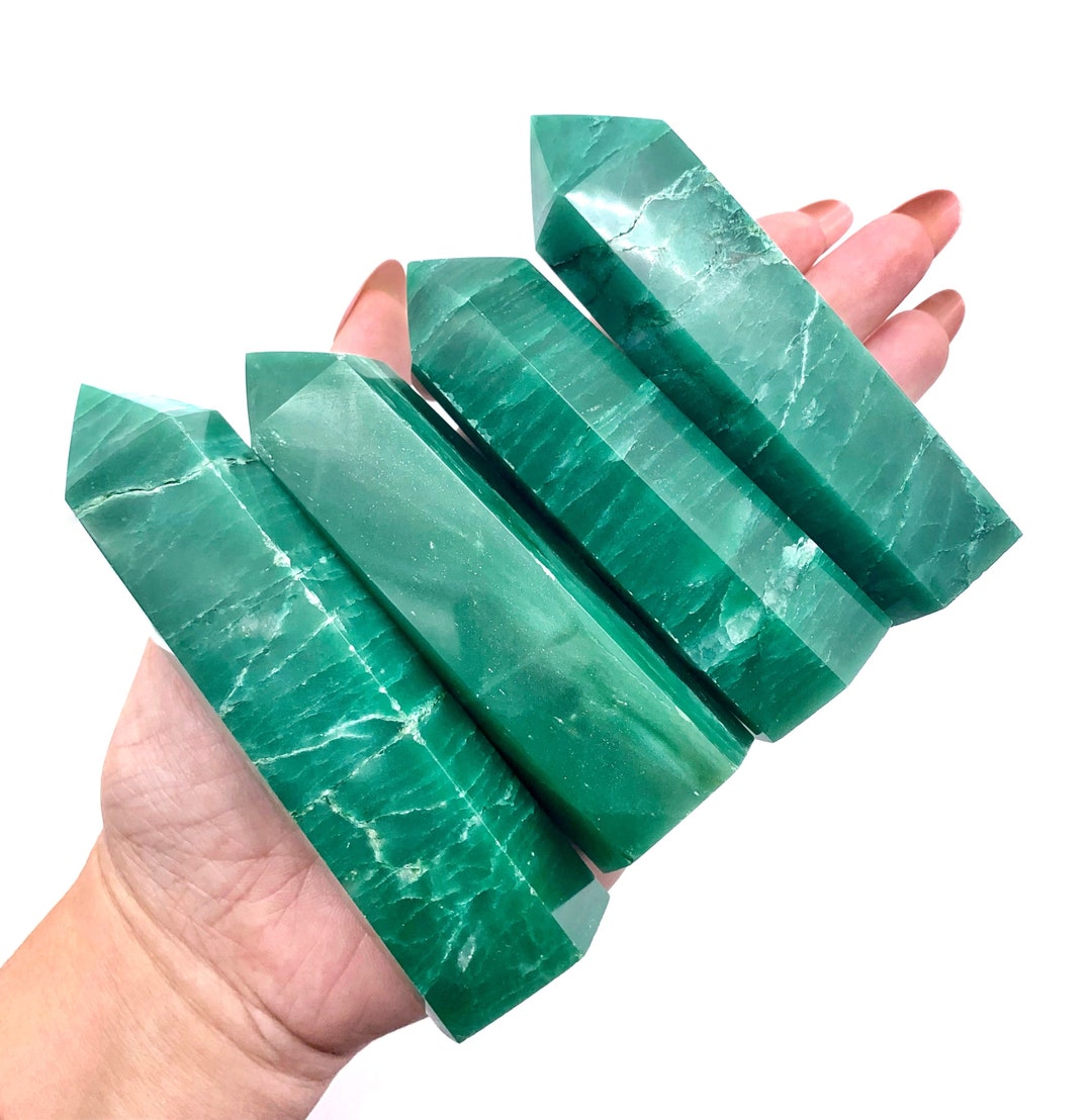 Green Mica Tower, Green Tower, Green Crystal Point,green Crystals ...