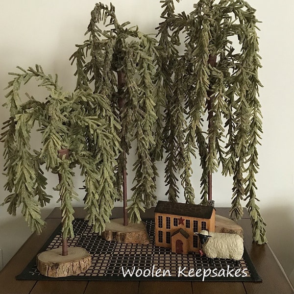 Wooly Pines Tree Pattern - Etsy