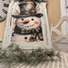 Snowman Arch Wood Frame - Etsy