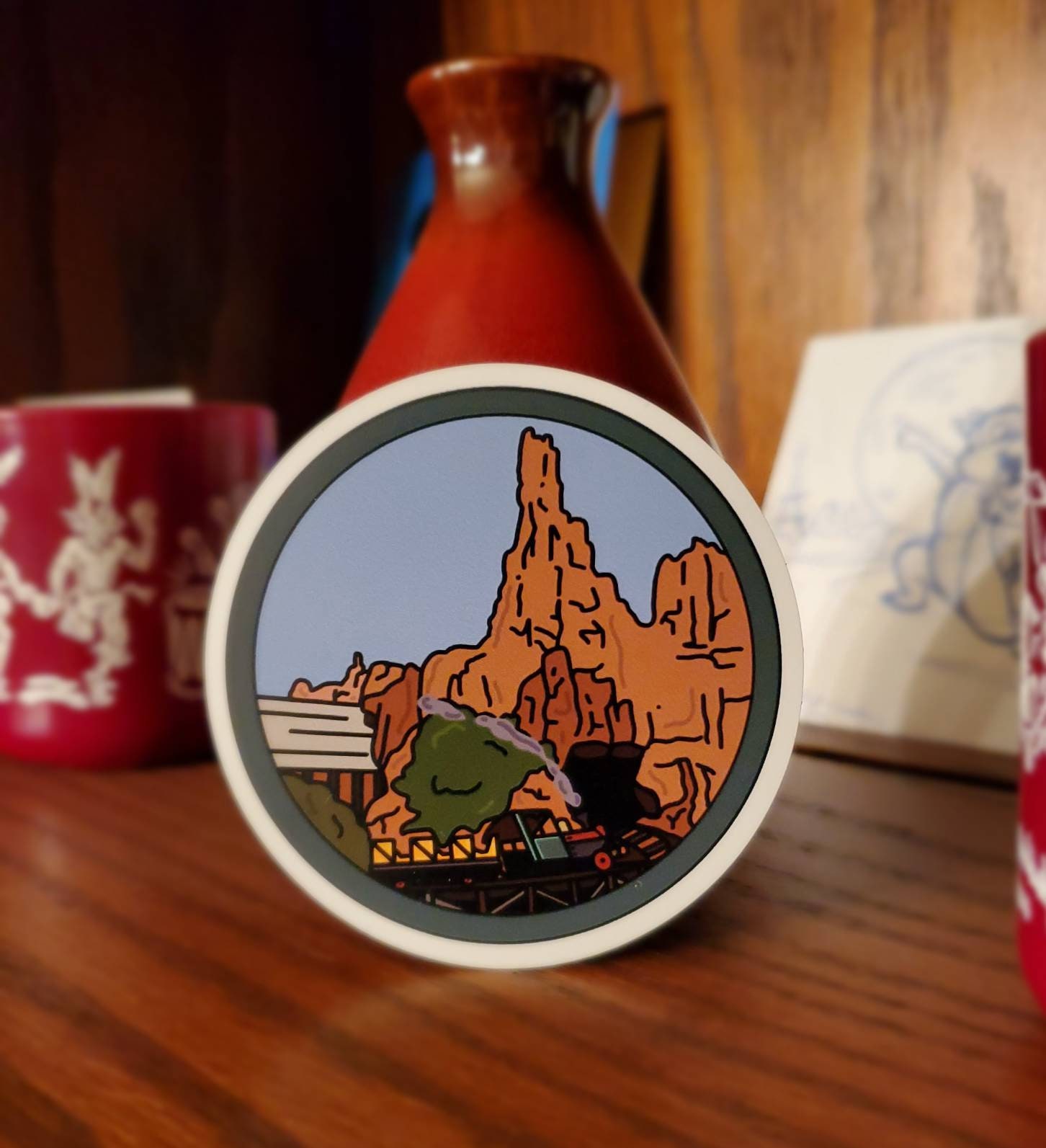 Big Thunder Mountain Railroad Fridge / Car Magnet - Etsy