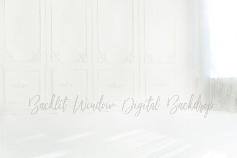 2 Backlit Window Digital Backdrop, Maternity Photography - Etsy