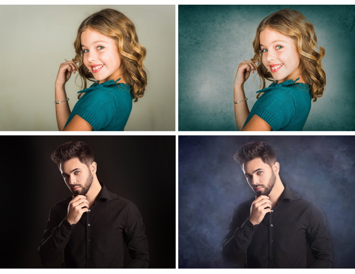 25 Fine Art Portrait Texture Photoshop Overlays, Textures for Photoshop ...