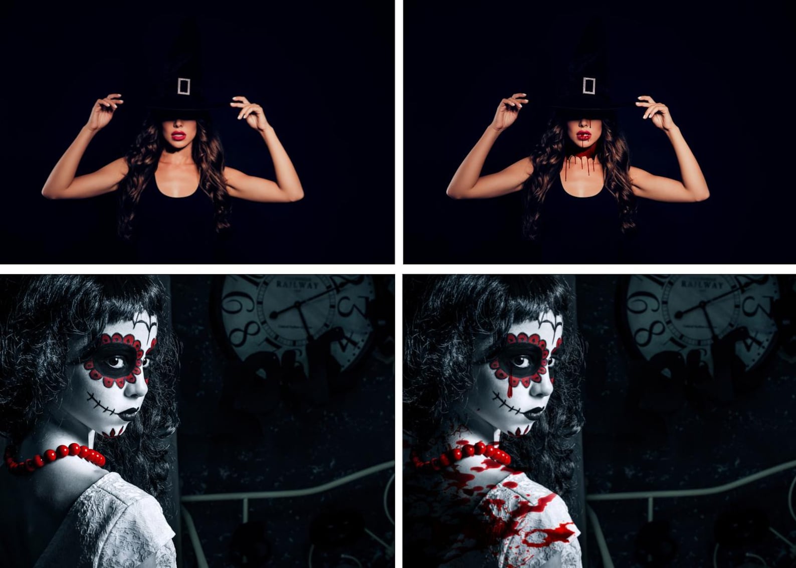 65 Realistic Blood Halloween Photoshop Overlays, Transparent PNG - Etsy