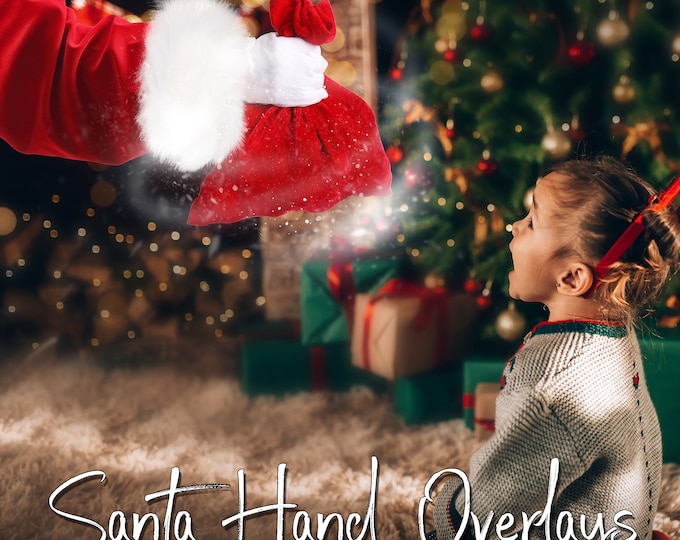 Ultimate Santa Digital Overlay Pack / Santa Claus PNG / Christmas ...
