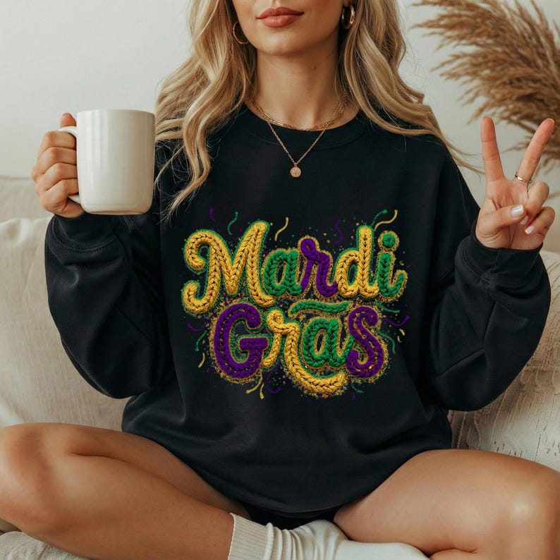 Mardi Gras PNG Elegant Script Calligraphy - Gold Outline Design - Etsy