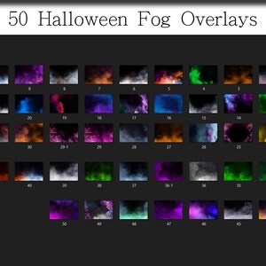 Spooky Fog Overlays: Halloween Photo Effects PNG + JPG - Etsy