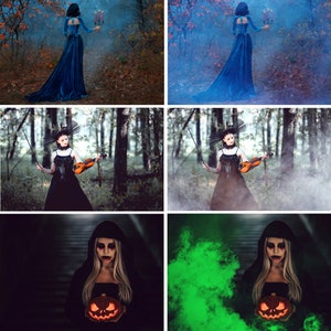 Spooky Fog Overlays: Halloween Photo Effects PNG + JPG - Etsy