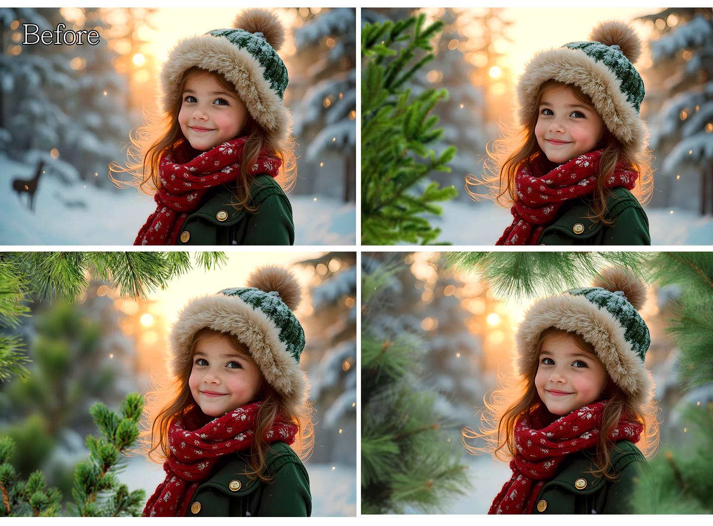 50 Pine Branch Overlays, Leaves and Branches Photoshop Overlays PNG - Etsy