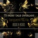 75 Fairy Tale Overlays, Transparent Files Graphics for Fantasy Photos ...