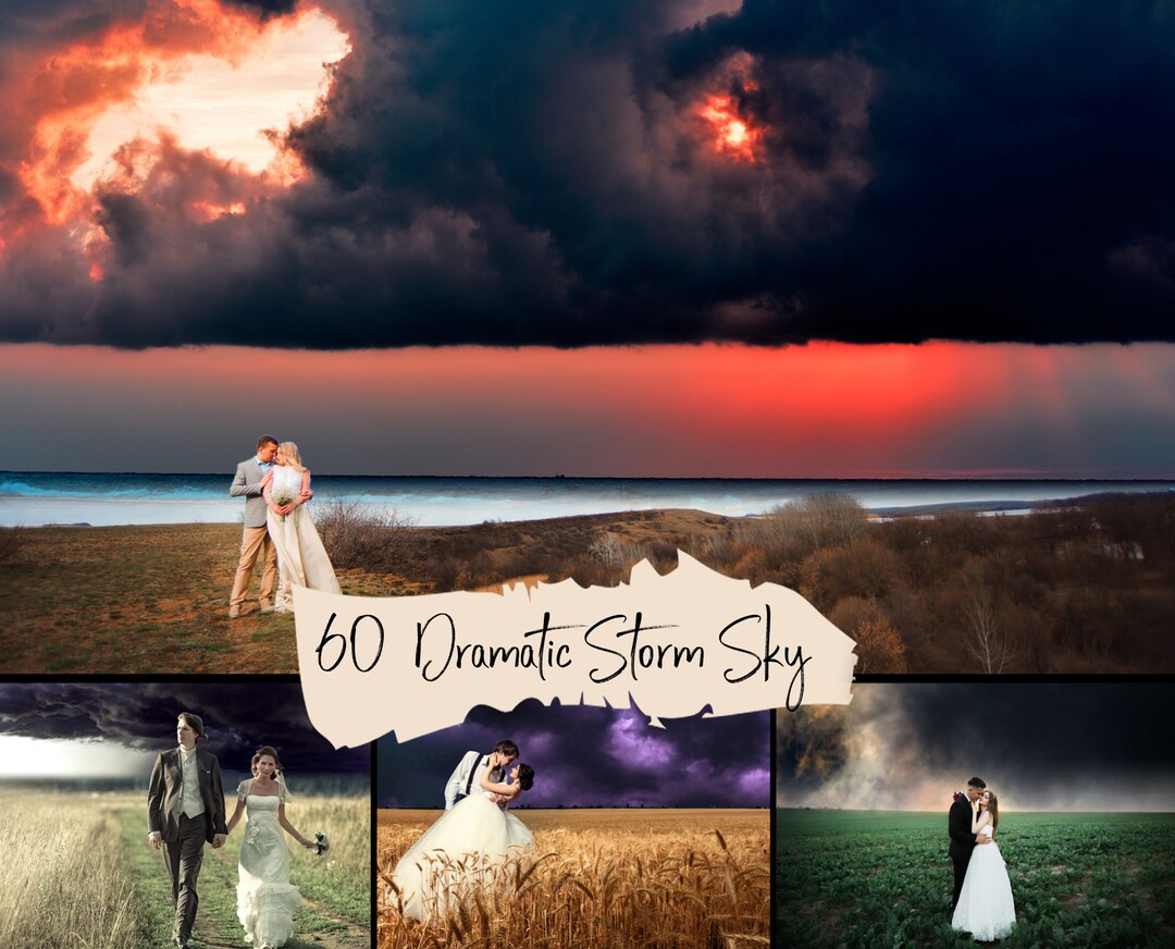 60 Dramatic Storm Sky Overlays - Etsy