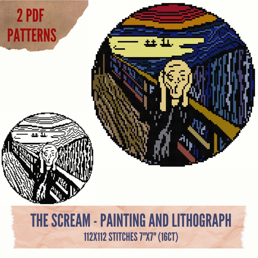 The Scream - Edvard Munch - Classic Art - Painting and Lithograph ...