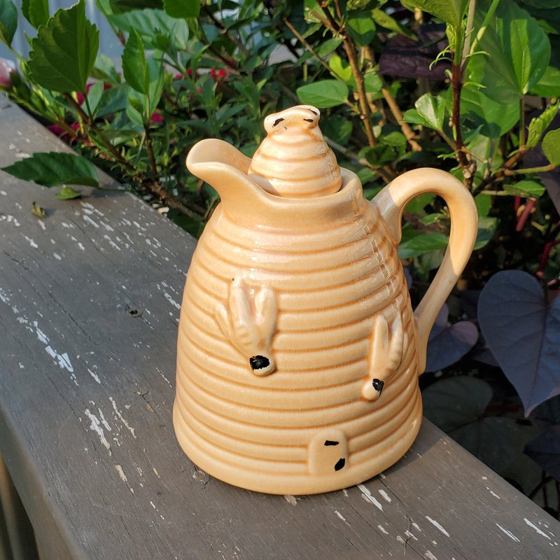 Vintage Honey Pot - Etsy