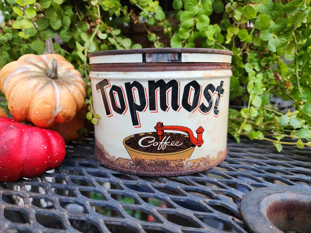 Vintage Topmost Coffee Tin, General Grocer, Saint Louis Mo - Etsy
