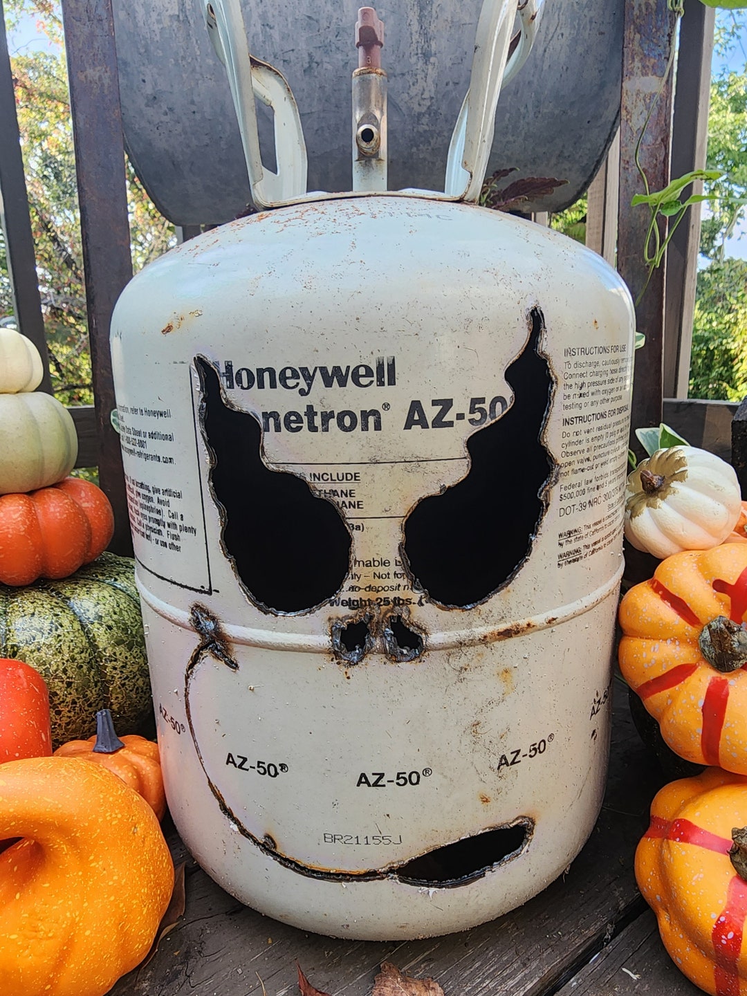 Vintage Industrial Tank Jack O Lantern, Halloween, Jack Can - Etsy