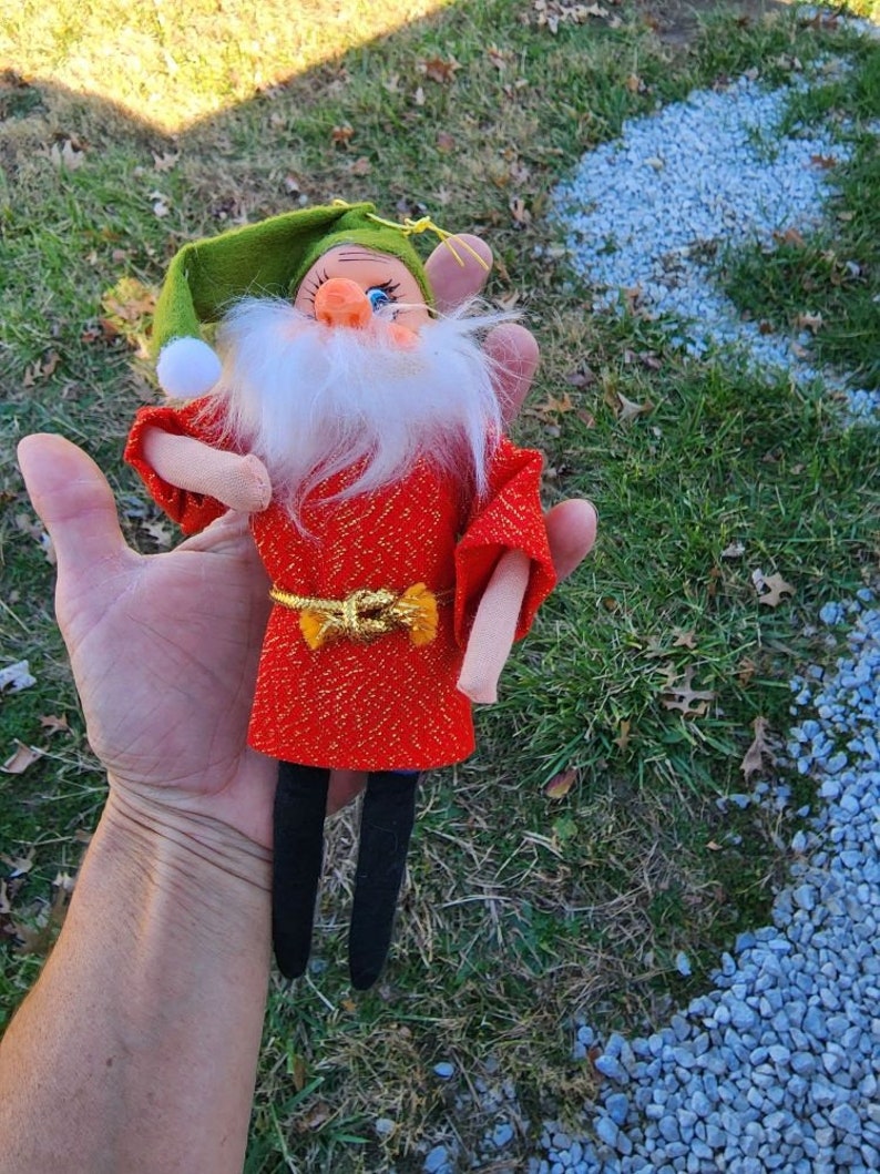 Vintage Bearded Elf, Japan, Dwarf, Bendable - Etsy