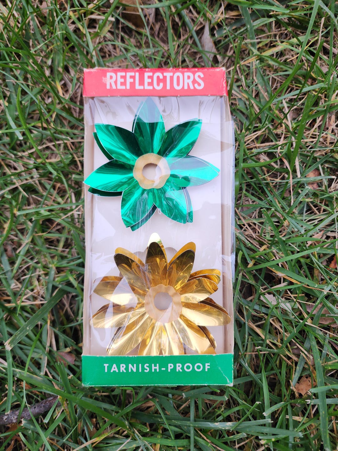 Vintage Christmas Tree Light Refectors, National Flameproof Decoration ...