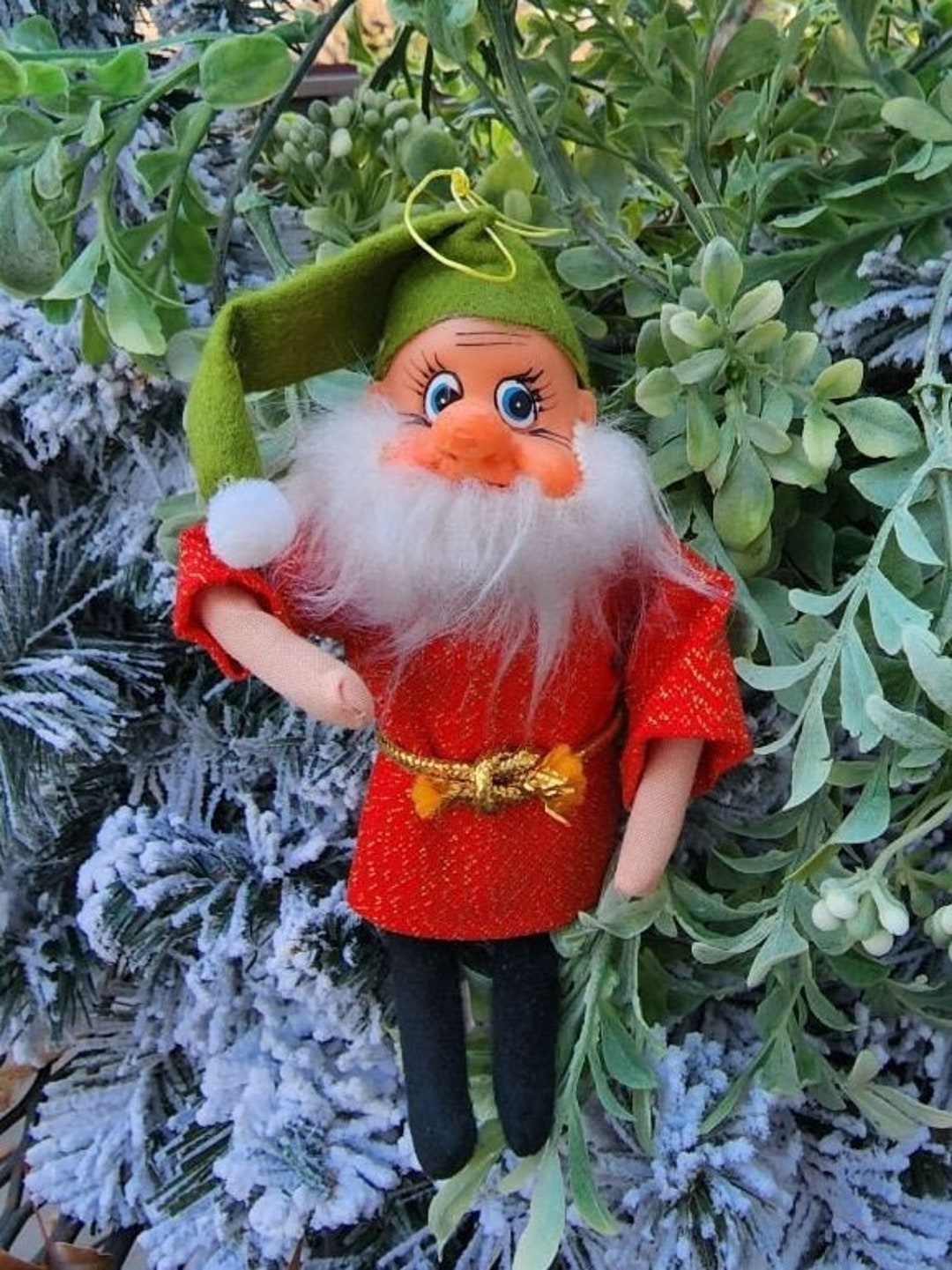 Vintage Bearded Elf, Japan, Dwarf, Bendable - Etsy