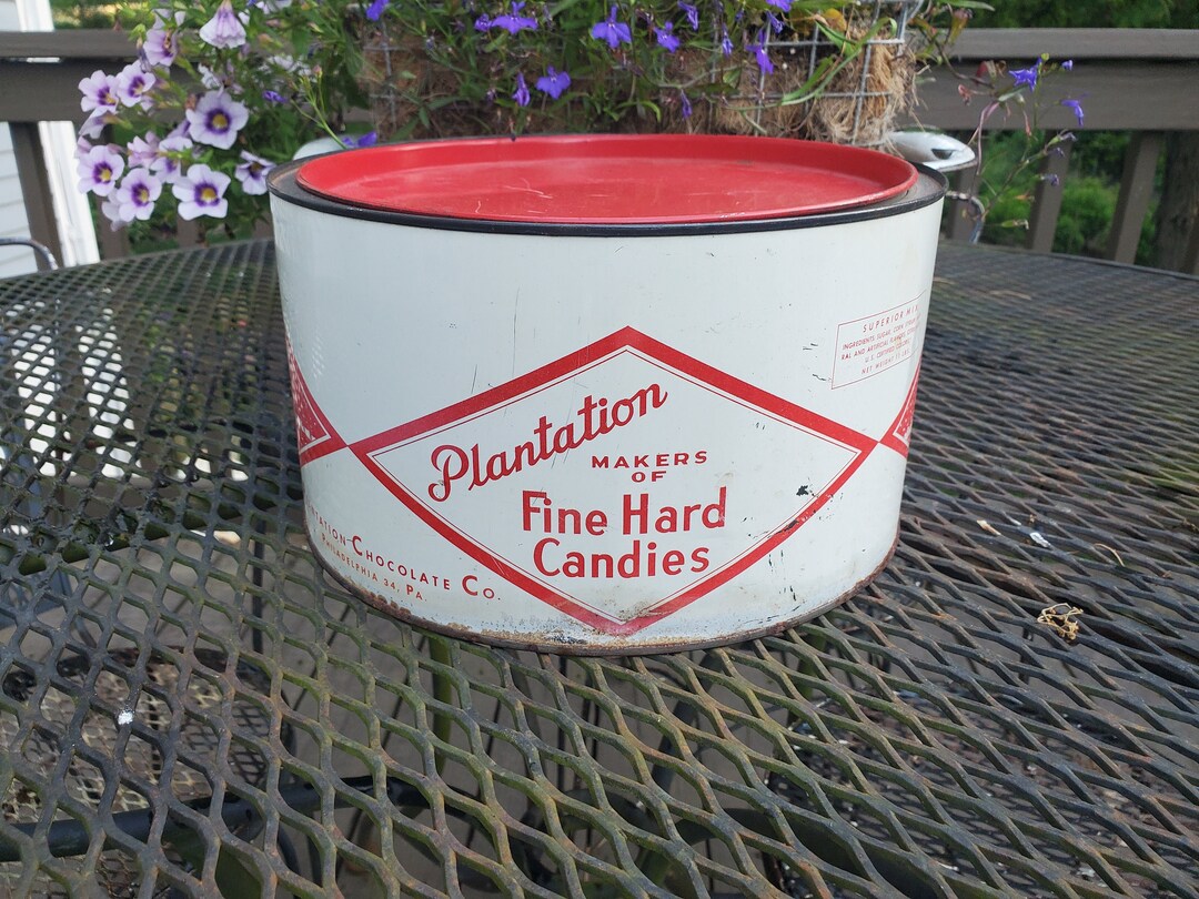 Vintage Plantation Candy Tin - Etsy