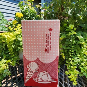 Vintage Polar Brand Ice Cream Box Container, Strawberry - Etsy