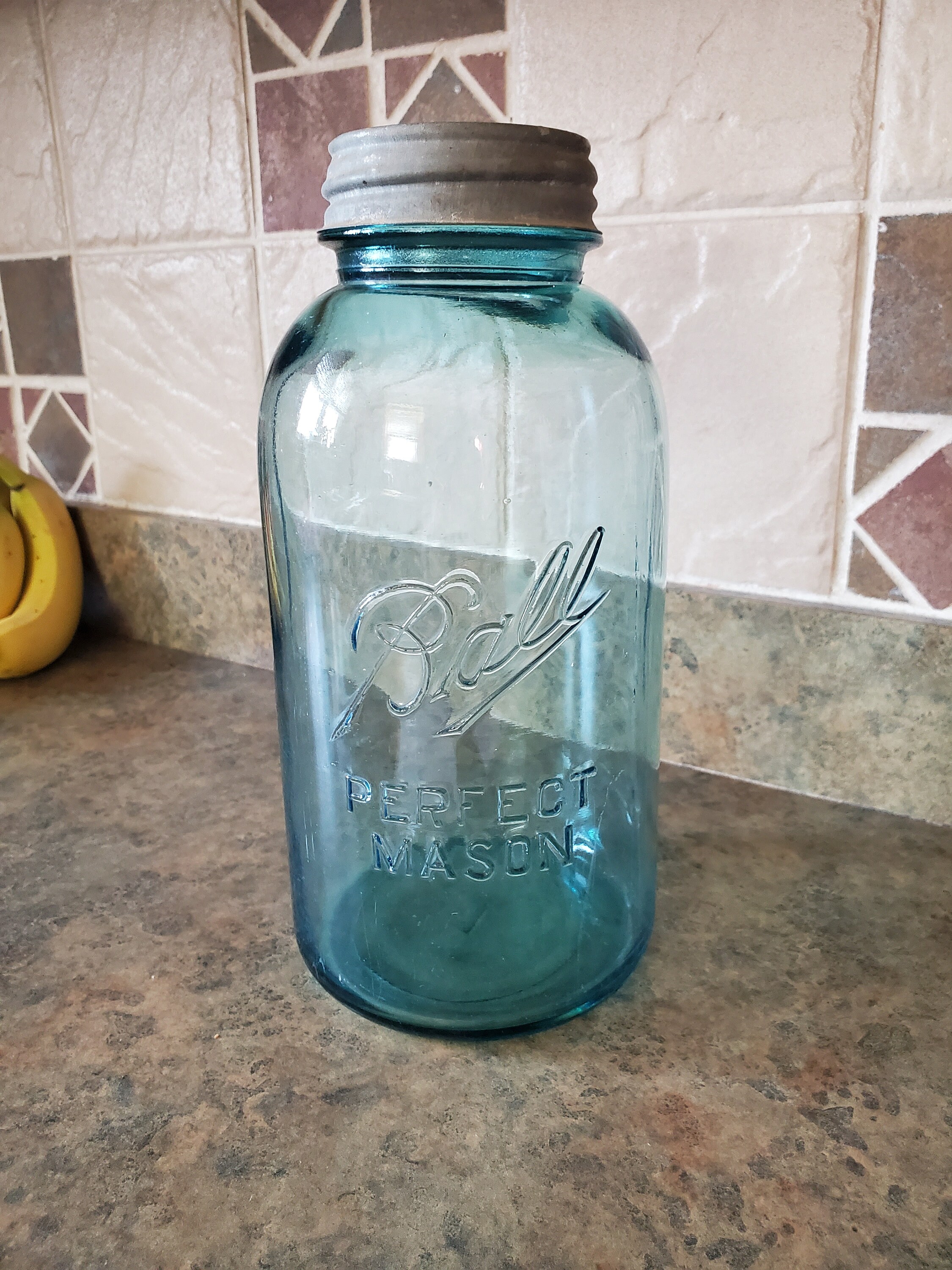 Vintage Ball Jar Half Gallon - Etsy