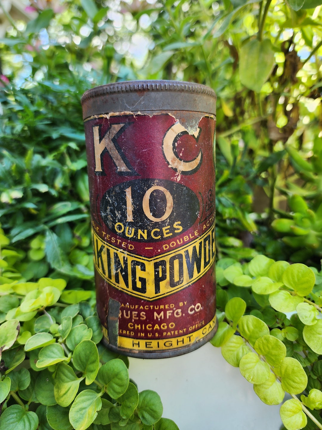 Vintage KC Baking Powder Tin, 10oz - Etsy