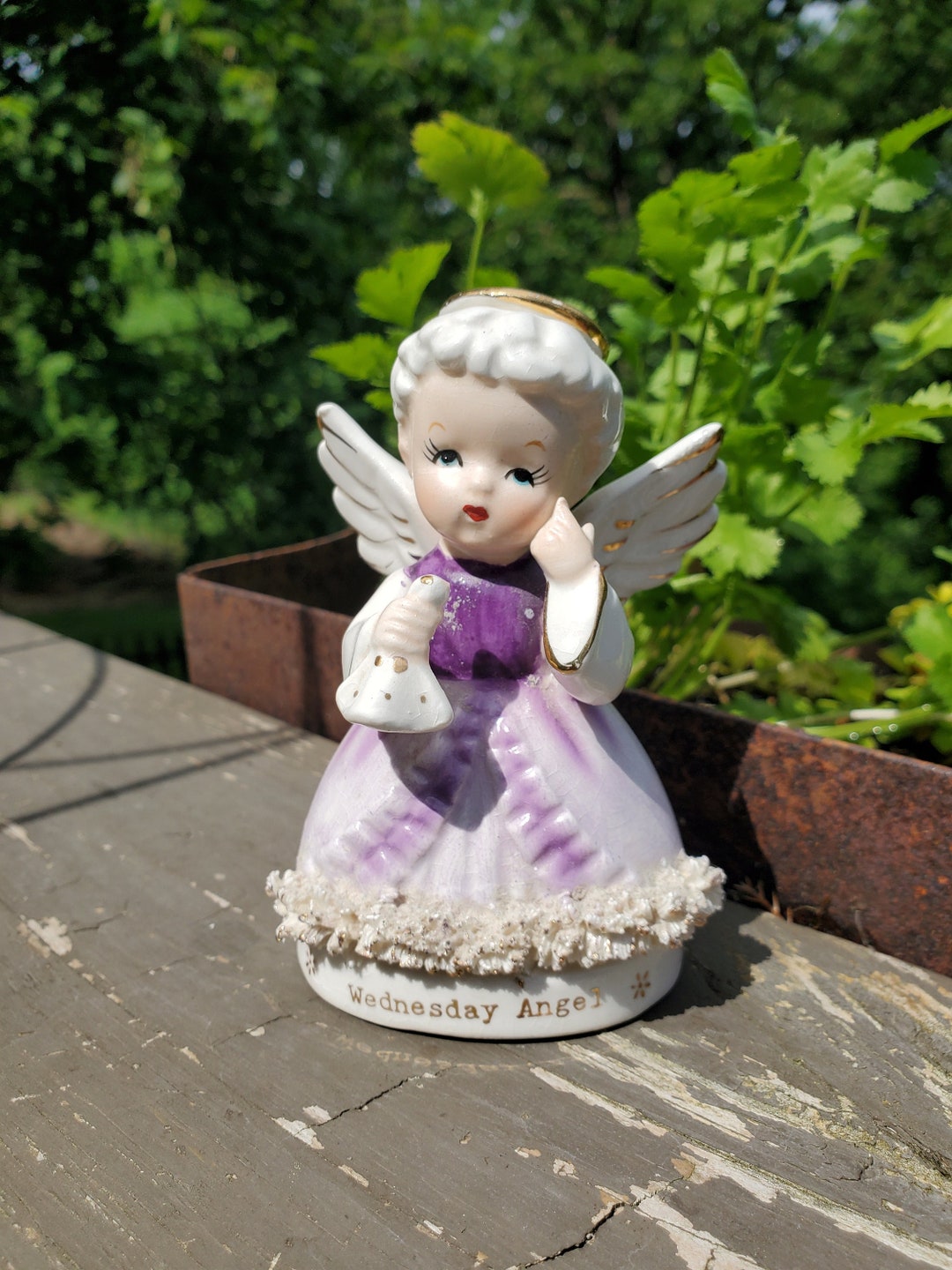 Vintage "wednesday" Angel, Japan - Etsy