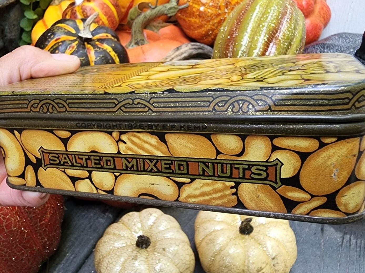Vintage E.F. Kemp Salted Mixed Nuts Tin - Etsy
