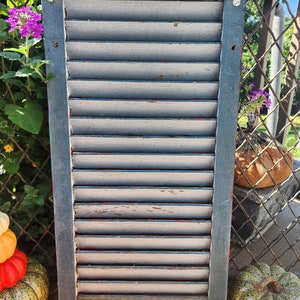 Repurposed Farmhouse Shutter Wall Hanging, Black Shutter, Halloween ...
