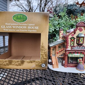 Vintage Christmas Ceramic Enchanted Forest Christmas Village Collection ...