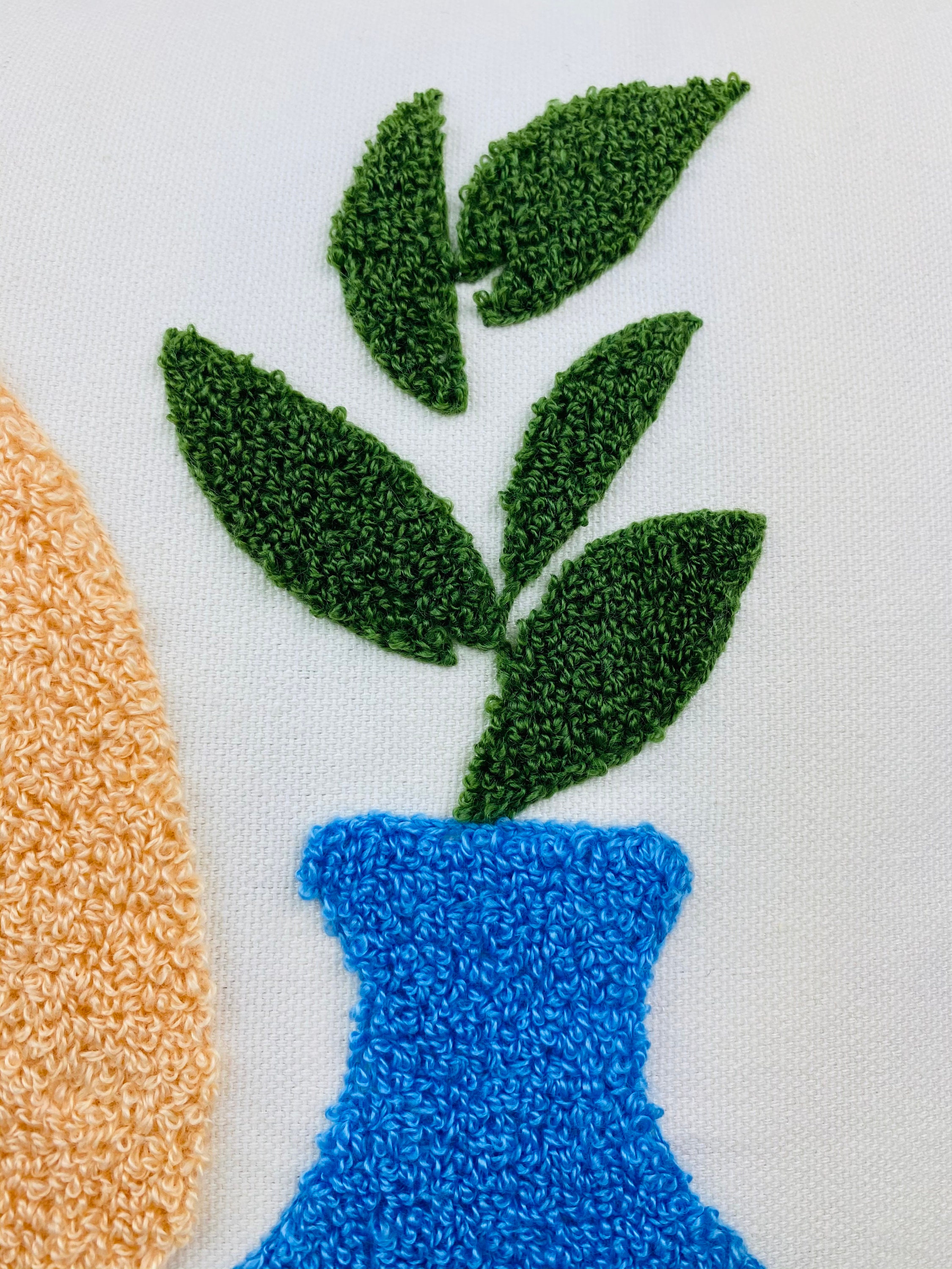 Luxury Cotton Tufted Embroidery Cushion Cover With Invisible - Etsy UK