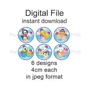 Tsum Tsum Cake Topper - Etsy