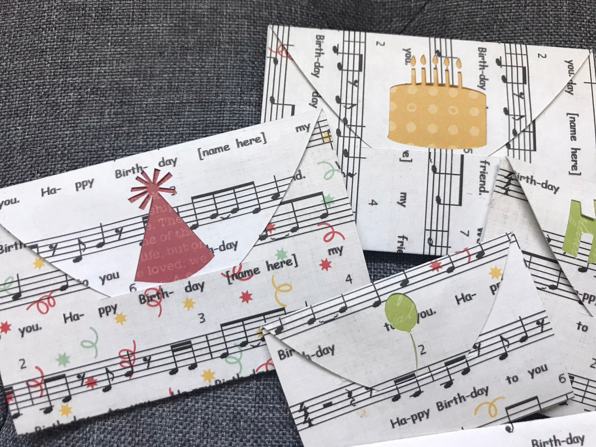 Birthday Note Cards SVG | Happy Birthday Cardvelope | Birthday Party ...