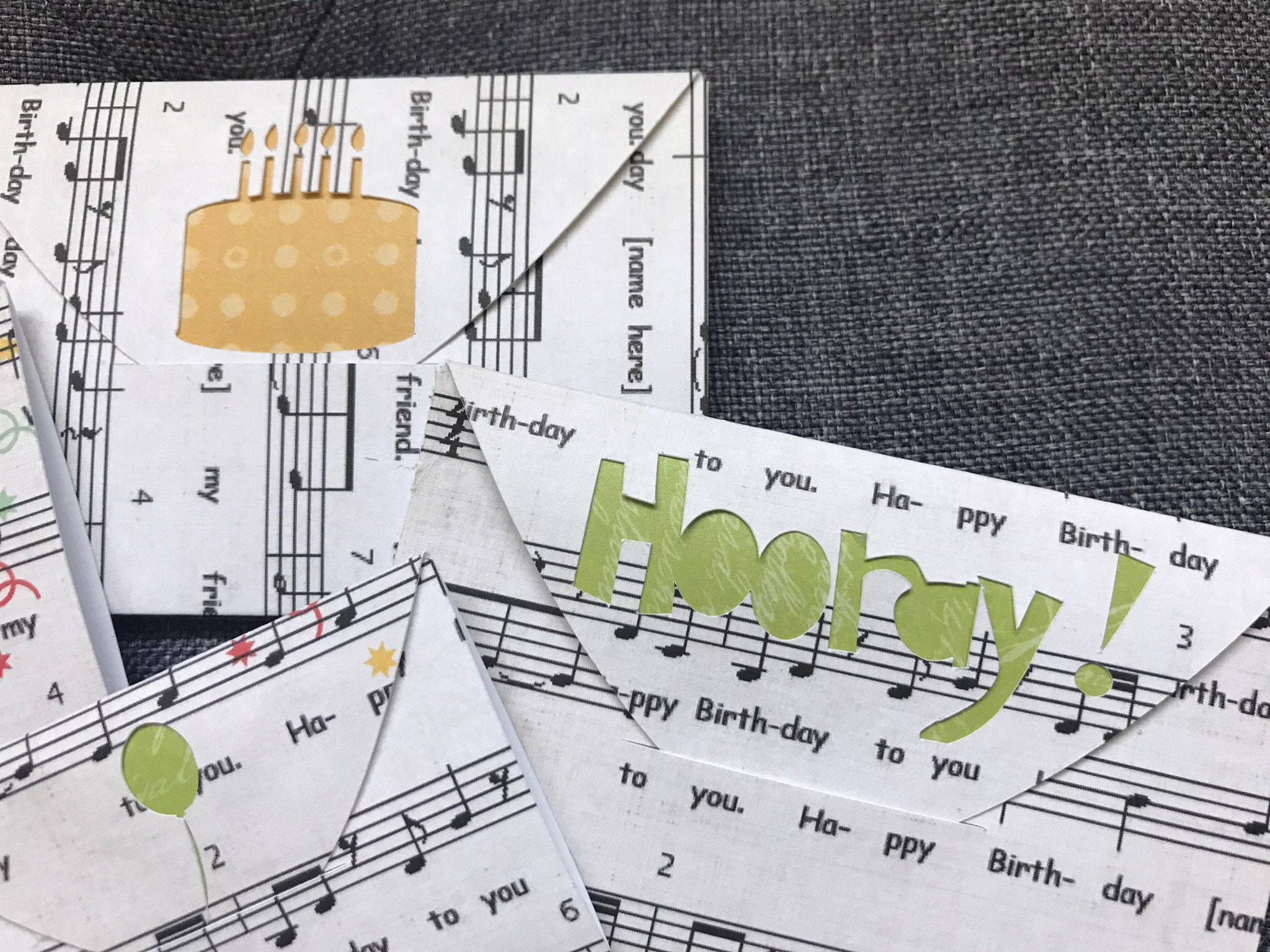 Birthday Note Cards SVG Happy Birthday Cardvelope Birthday - Etsy