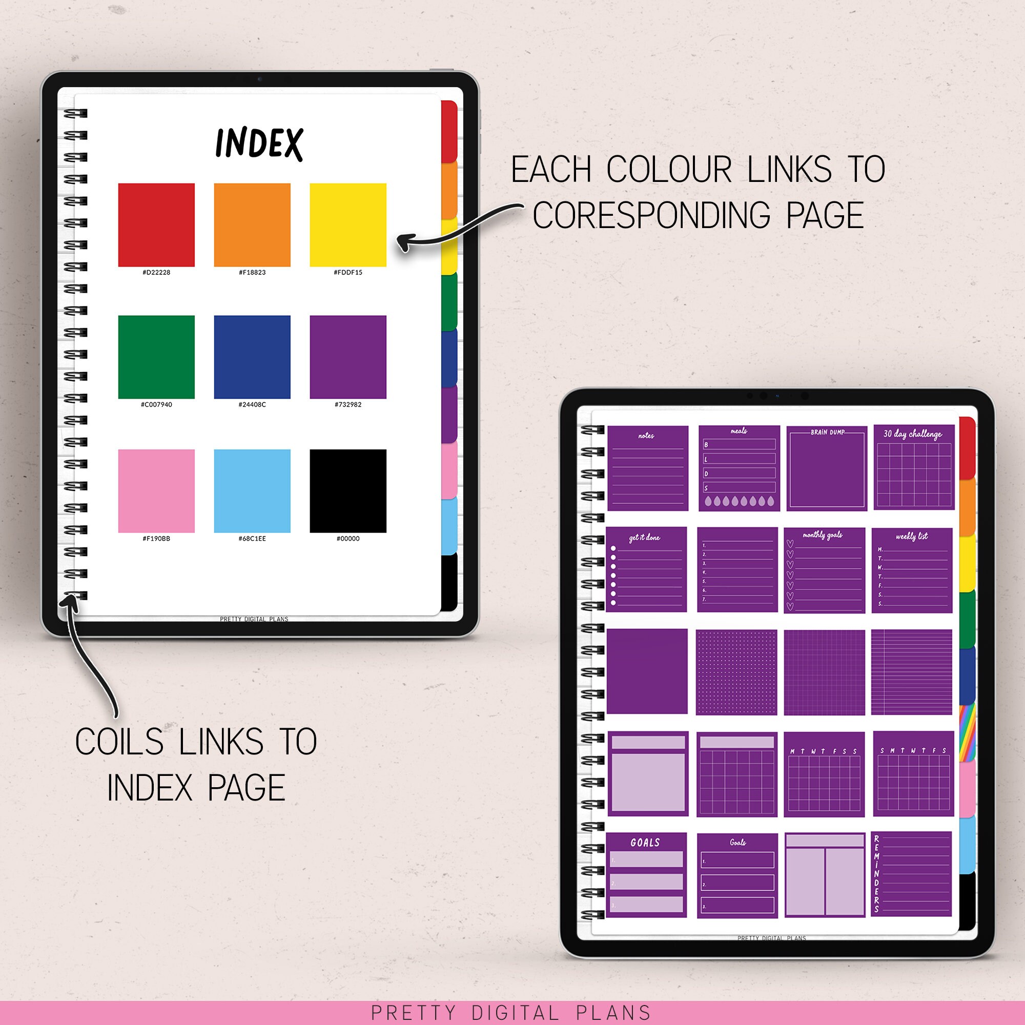 Pride Sticky Notes Rainbow Digital Stickers Goodnotes Precropped to Do ...