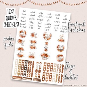Fall Digital Stickers Goodnotes Floral Sticker Book Autumn Planner ...