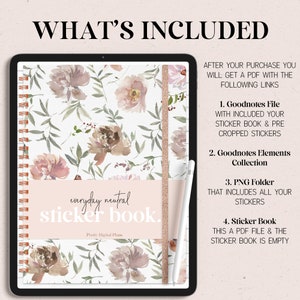 Everyday Digital Stickers Goodnotes Neutral Functional Stickers Planner ...
