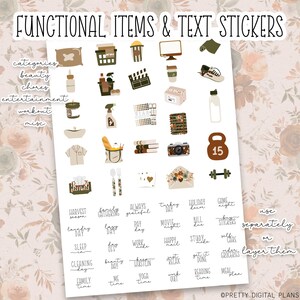 Thanksgiving Digital Stickers Goodnotes Floral Sticker Book Autumn ...