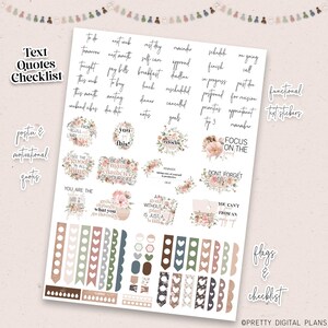 Everyday Digital Stickers Goodnotes Neutral Functional Stickers Planner ...