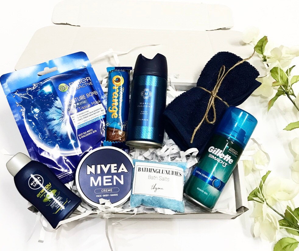 Mens Mega Luxury Pamper Hamper Birthday New Dad Boyfriend Grandad ...