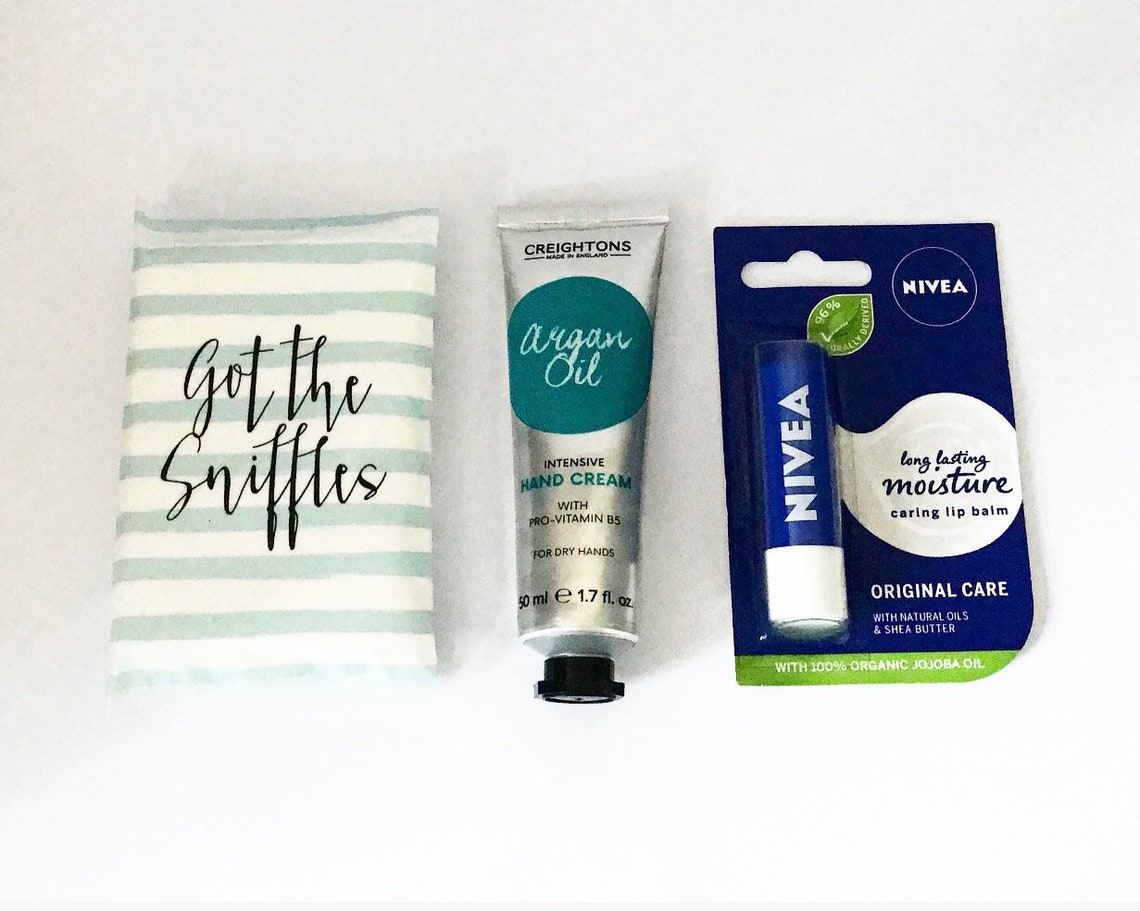 Get Well Soon Gift Box Pamper Hamper Spa Relaxation Cough Cold Flu Hug ...