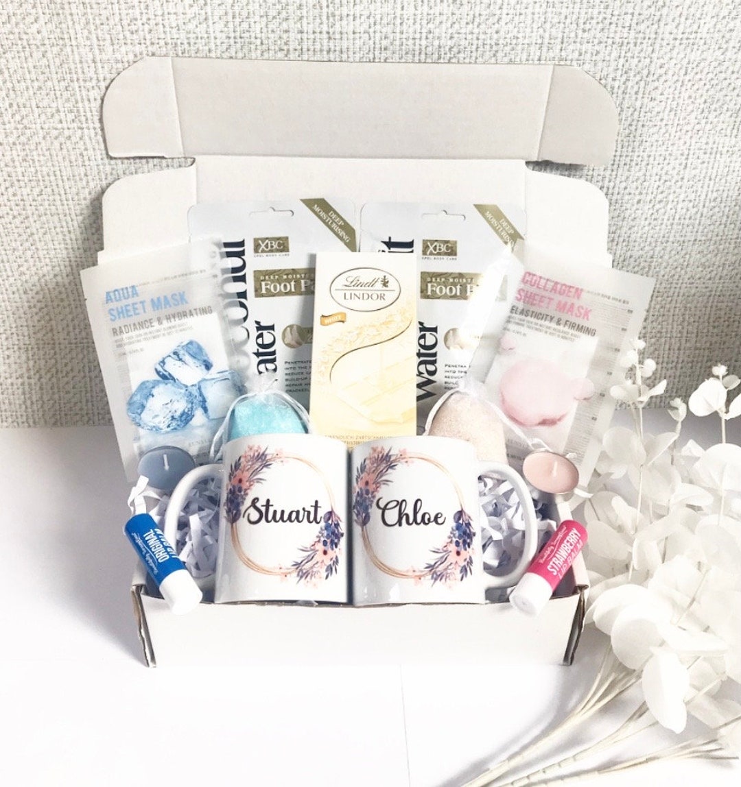 Luxury Couples Hamper His and Hers Pamper Spa Kit Box New Parents Date ...
