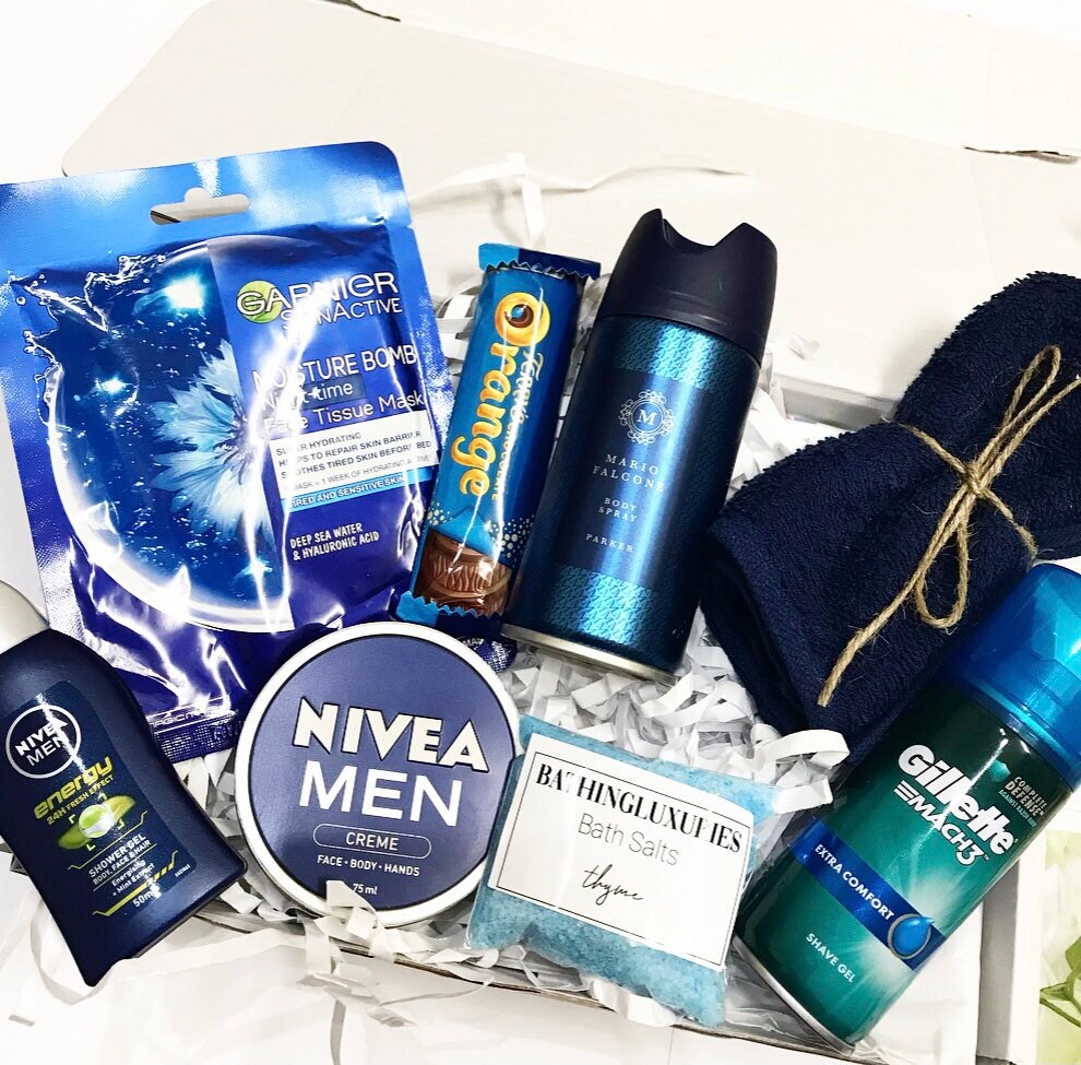 Mens Mega Luxury Pamper Hamper Birthday New Dad Boyfriend Grandad ...