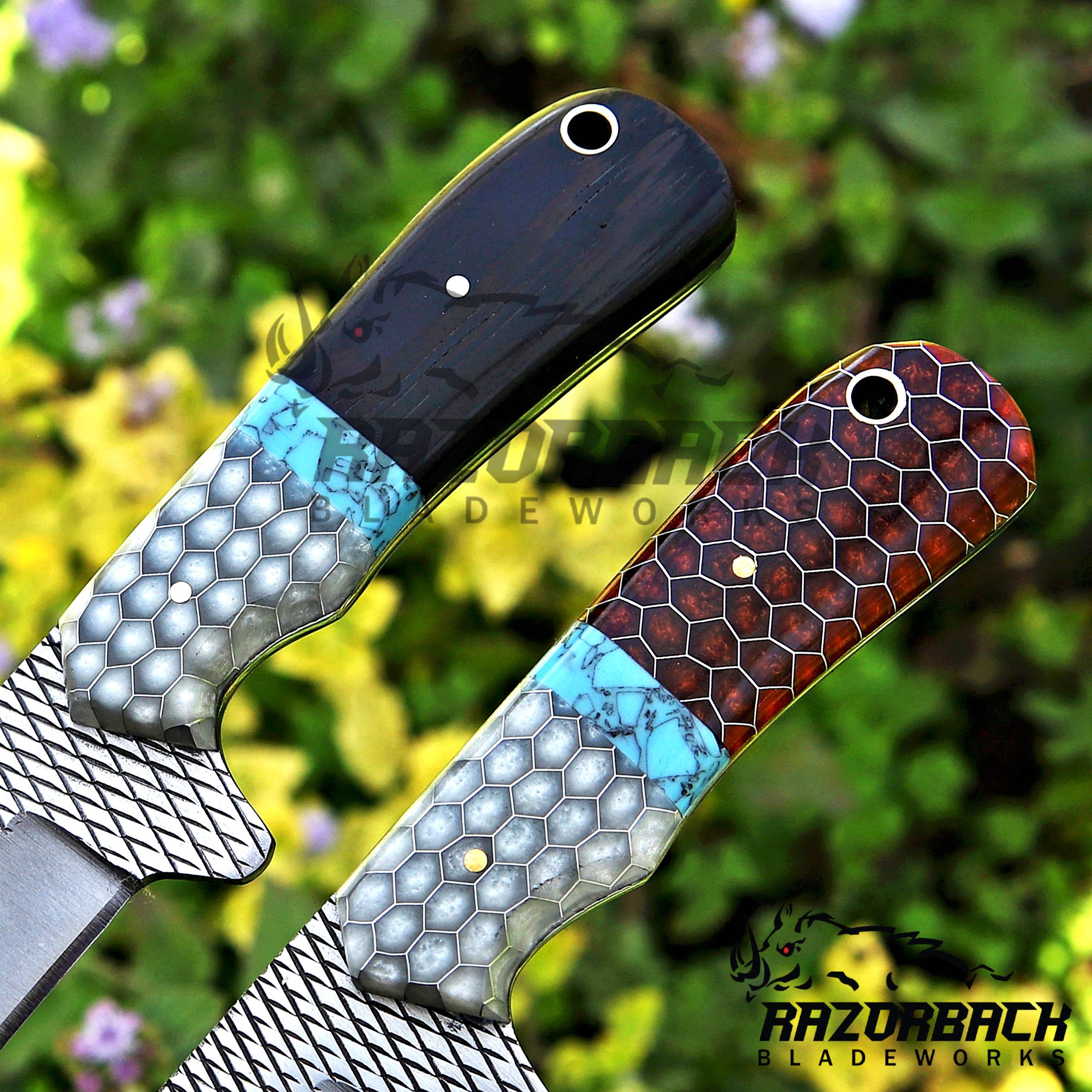 Handmade Rasp Knife With Leather Sheath - Cowboy Gift for Him Christmas ...
