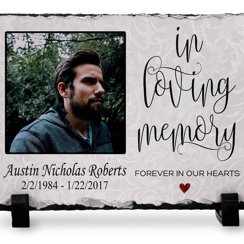 In Loving Memory Gift Personalized Memorial Photo Memorial | Etsy
