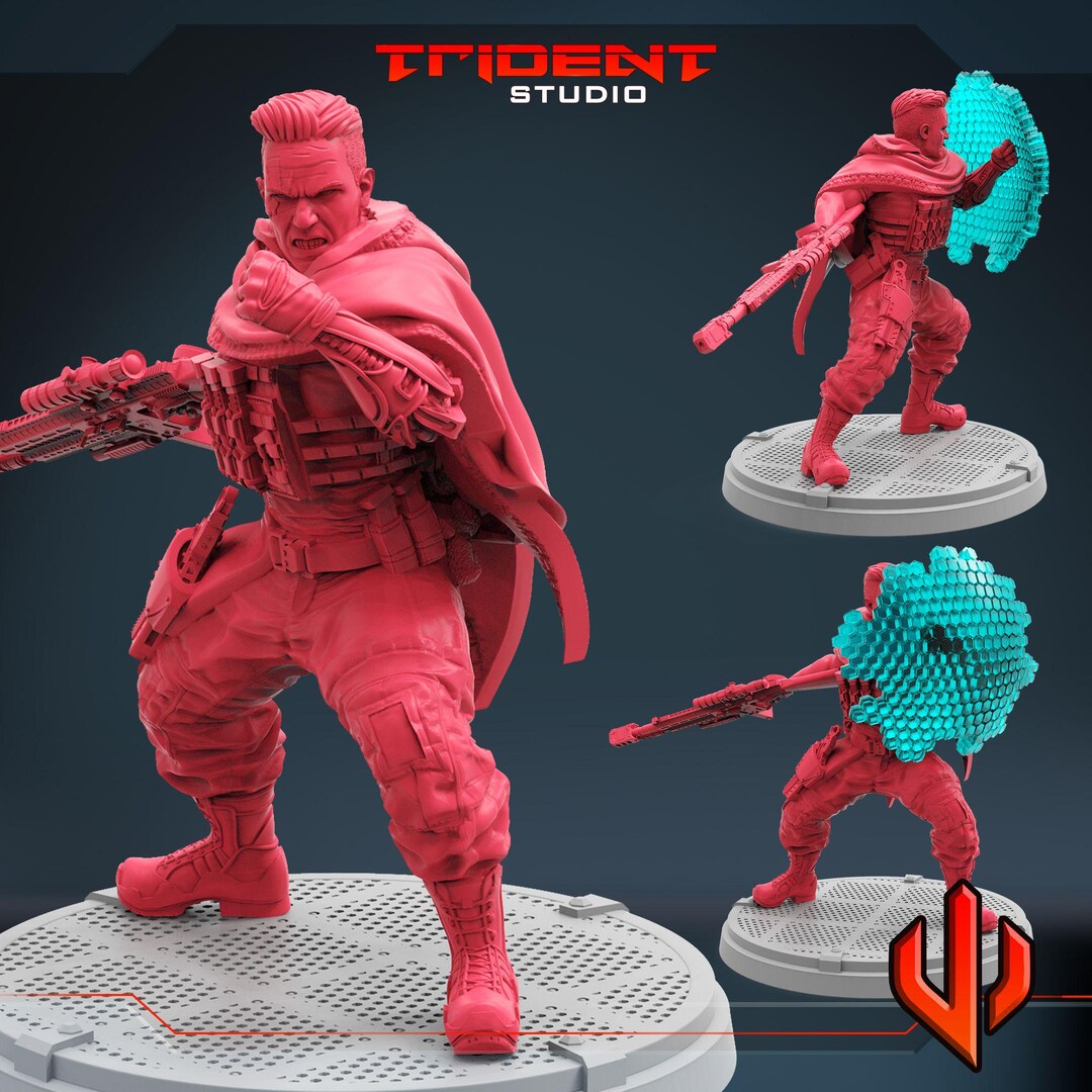 Cable MCU A (fan Art Sculpted by Trident Studio) (crisis Protocol Proxy ...