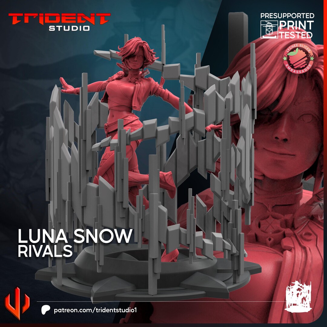 Luna Snow Rivals (fan Art Sculpted by Trident Studio) (crisis Protocol ...