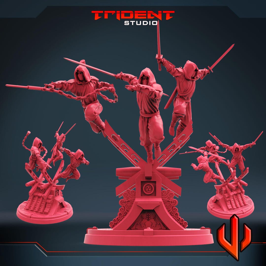 Hand Ninjas (fan Art Sculpted by Trident Studio) (crisis Protocol Proxy ...