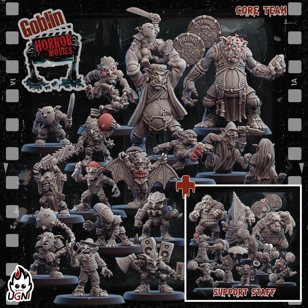 Horror Movie Villains Expanded - Goblins - Fantasy Football Miniatures ...
