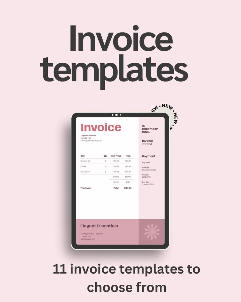Mary Kay Business Templates Canva | Client Record, Intake, Invoice ...
