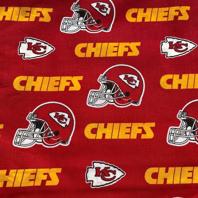 Kansas City Chiefs Fabric - Etsy